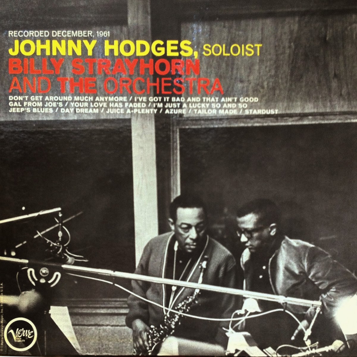 JOHNNY HODGES WITH BILLY STRAYHORN AND THE ORCHESTRA - LP'er - Topsound ...